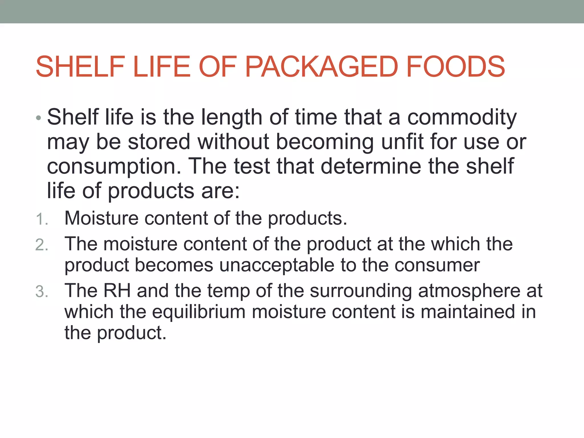 Properties of packaging material | PPTX