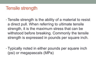 Properties of packaging material | PPTX