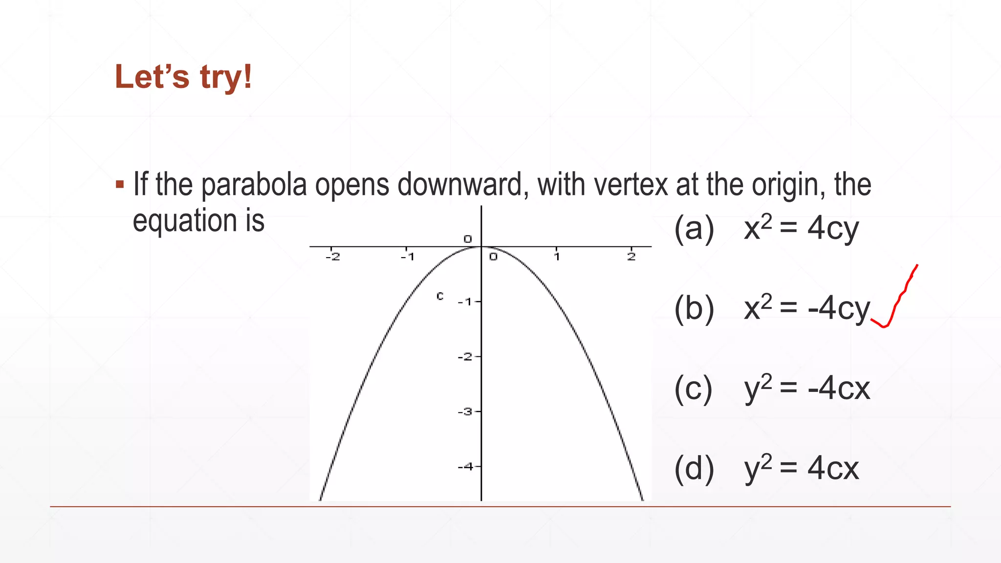 Properties of Parabola | PPTX