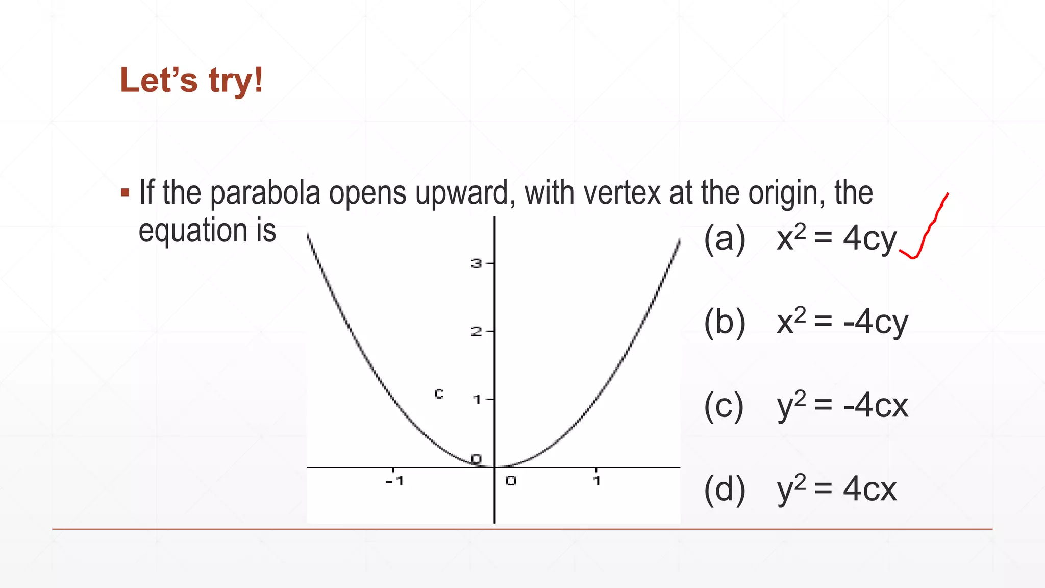 Properties of Parabola | PPTX