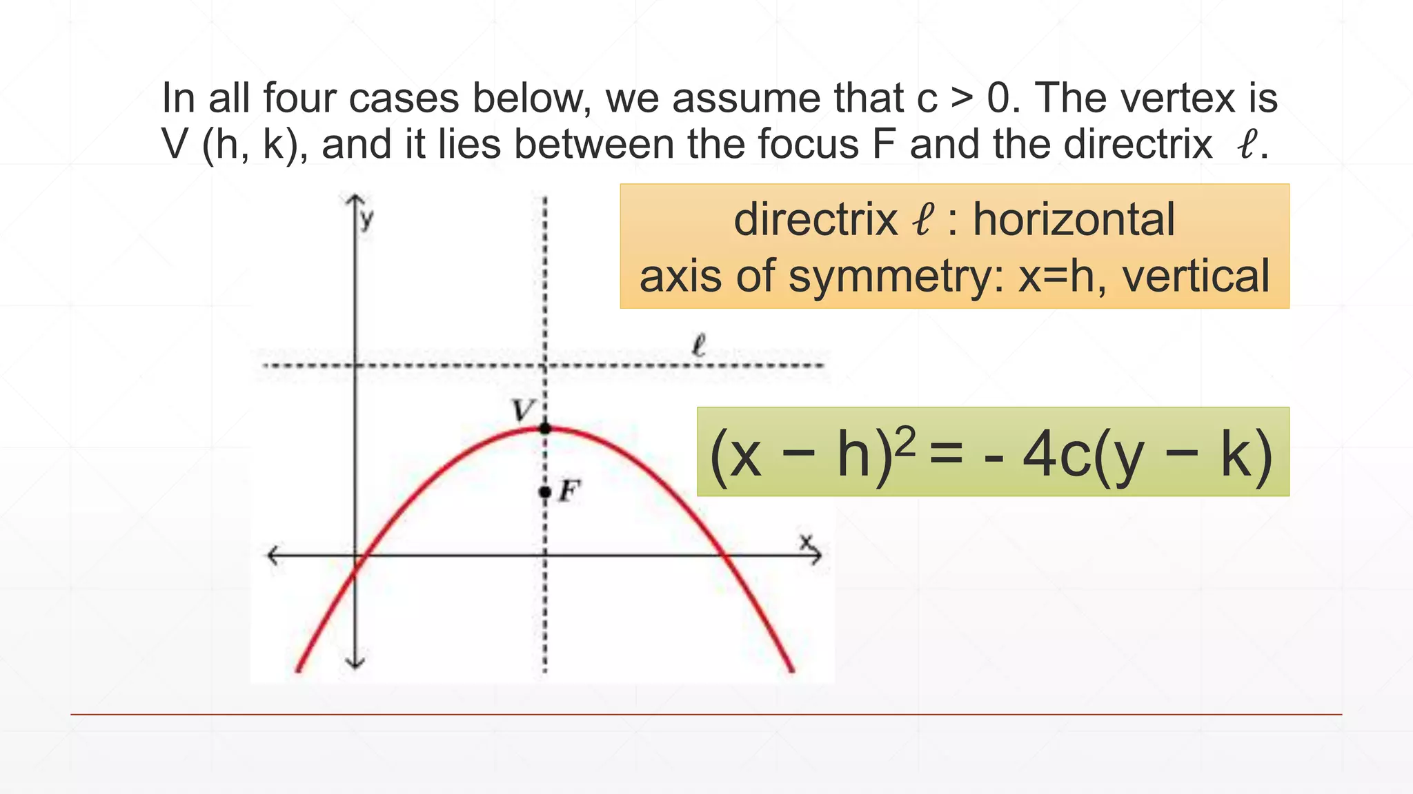 Properties of Parabola | PPTX