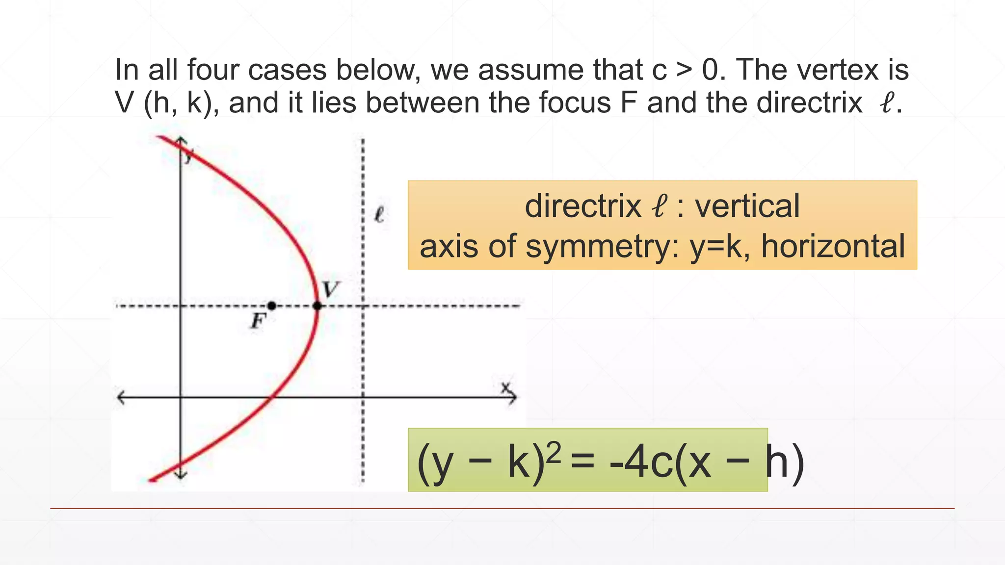 Properties of Parabola | PPTX
