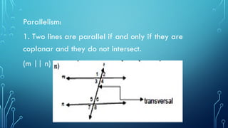Properties of parallel lines cut by a transversal.pptx