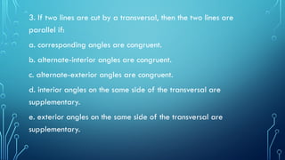 Properties of parallel lines cut by a transversal.pptx