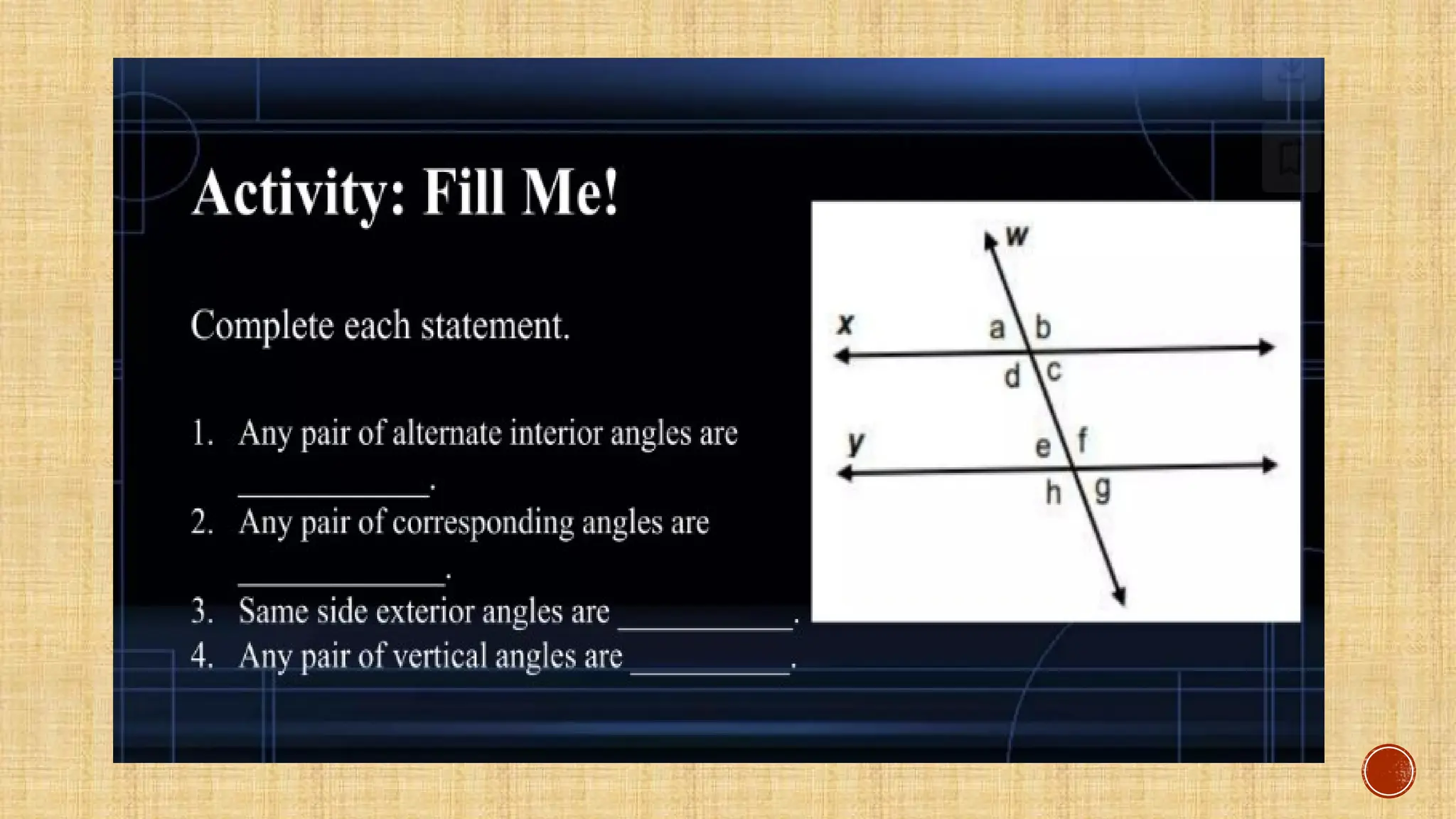 Properties of parallel lines cut by a transversal d3.pptx
