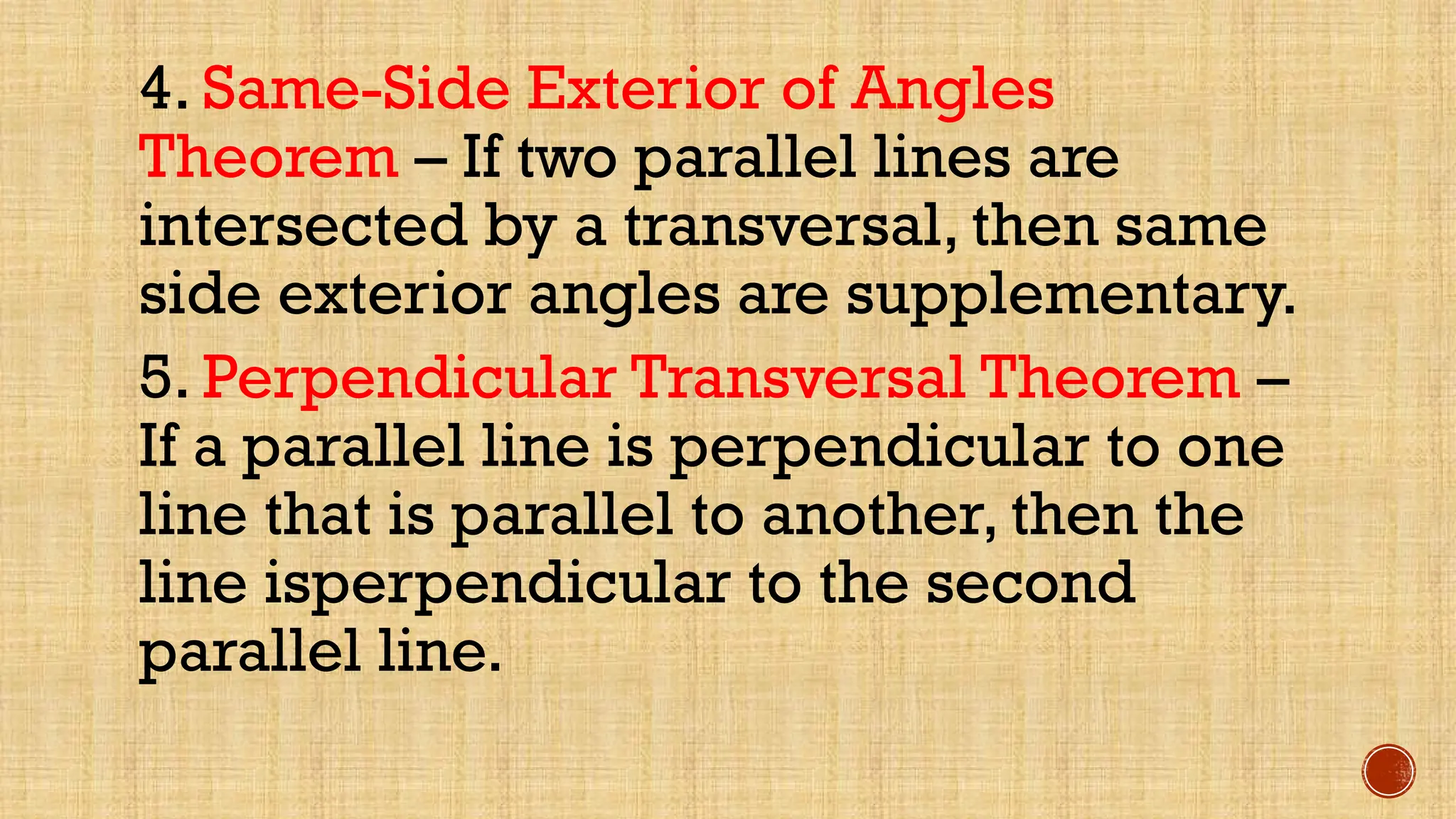 Properties of parallel lines cut by a transversal d3.pptx