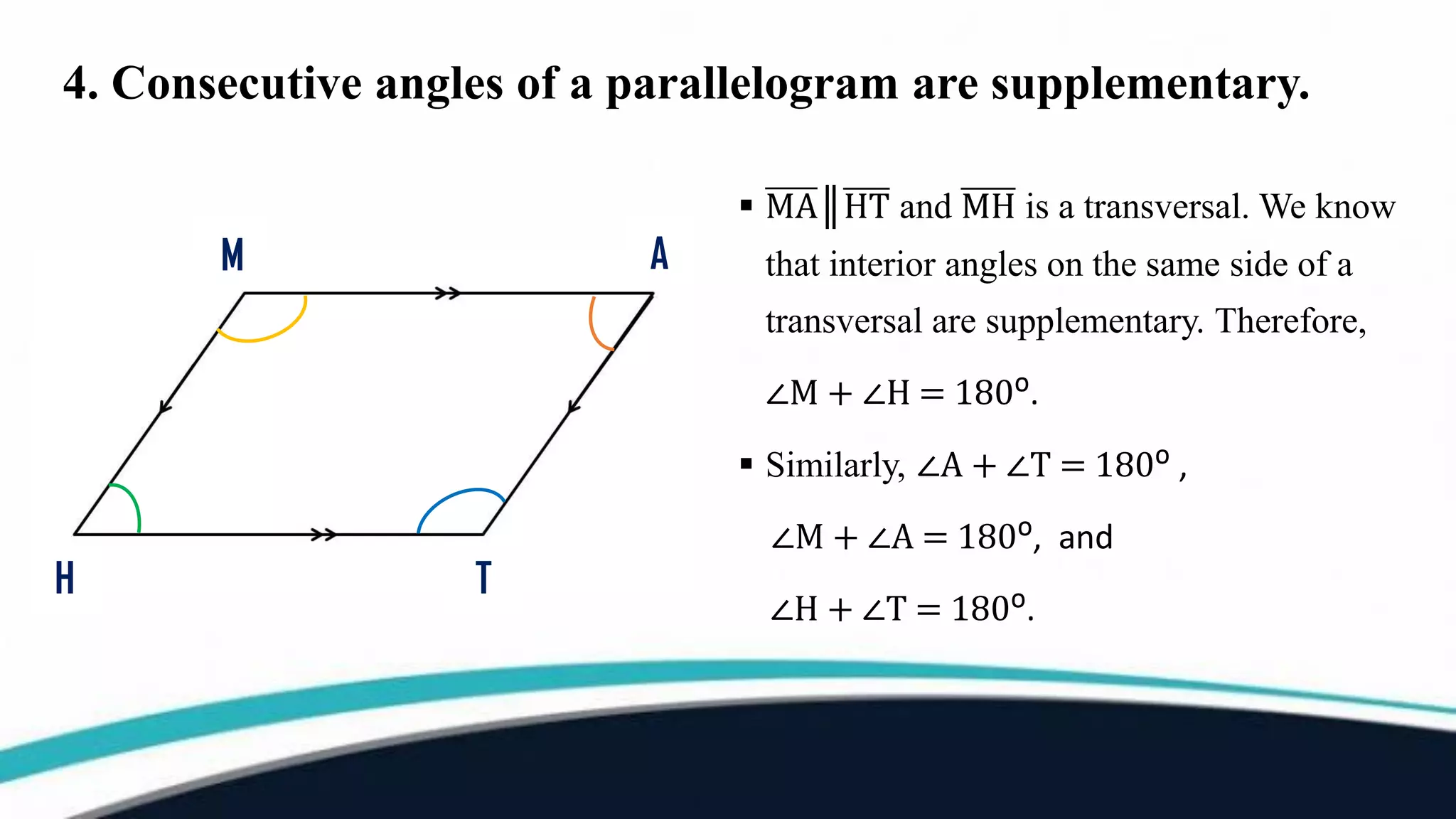 Properties of Parallelogram | PDF