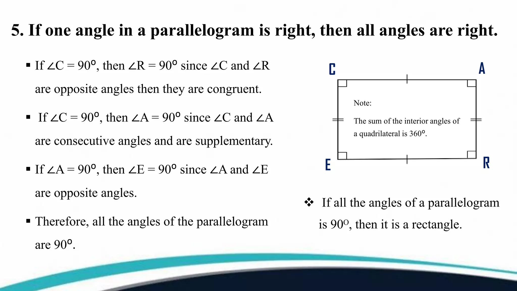 Properties of Parallelogram | PDF