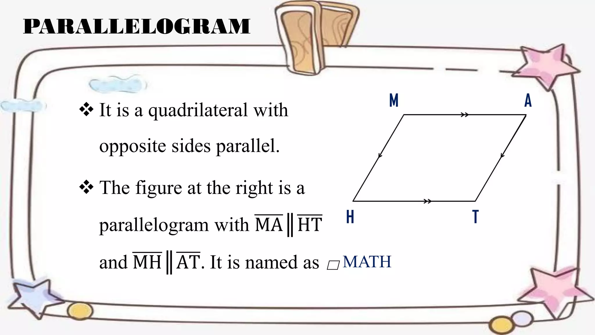 Properties of Parallelogram | PDF