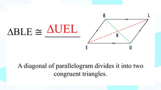 Properties of Parallelogram | PDF