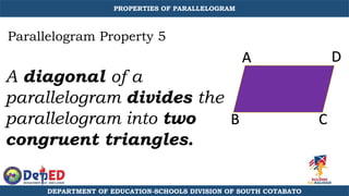 PROPERTIES OF PARALLELOGRAM .pptx
