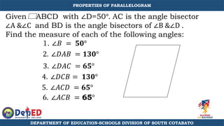PROPERTIES OF PARALLELOGRAM .pptx