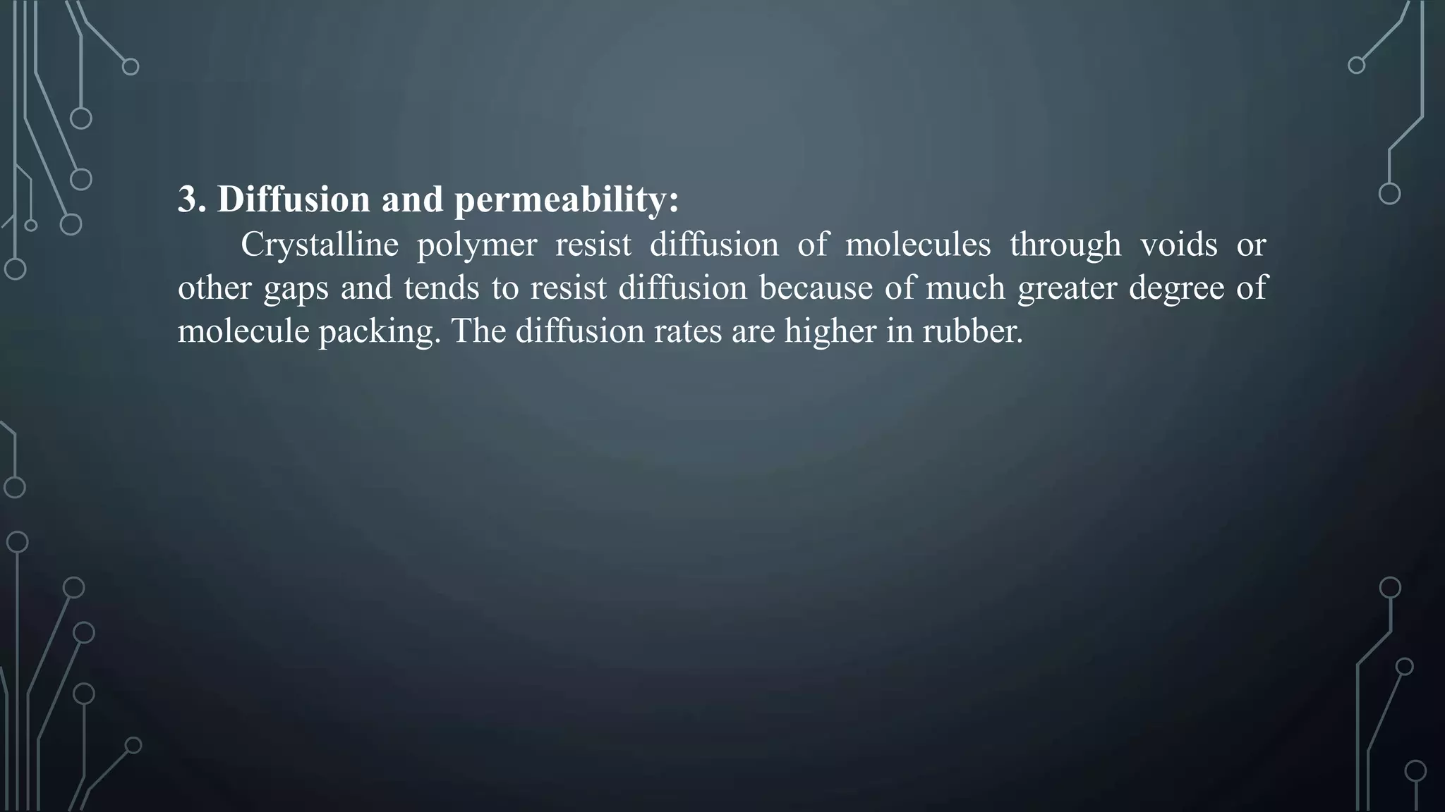 Properties of polymers | PPTX | Chemistry | Science