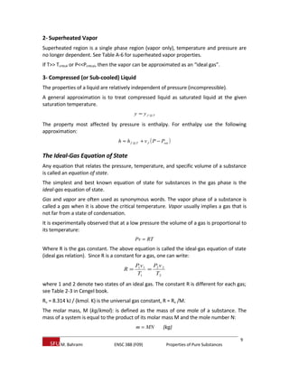 Properties of pure substances | DOC