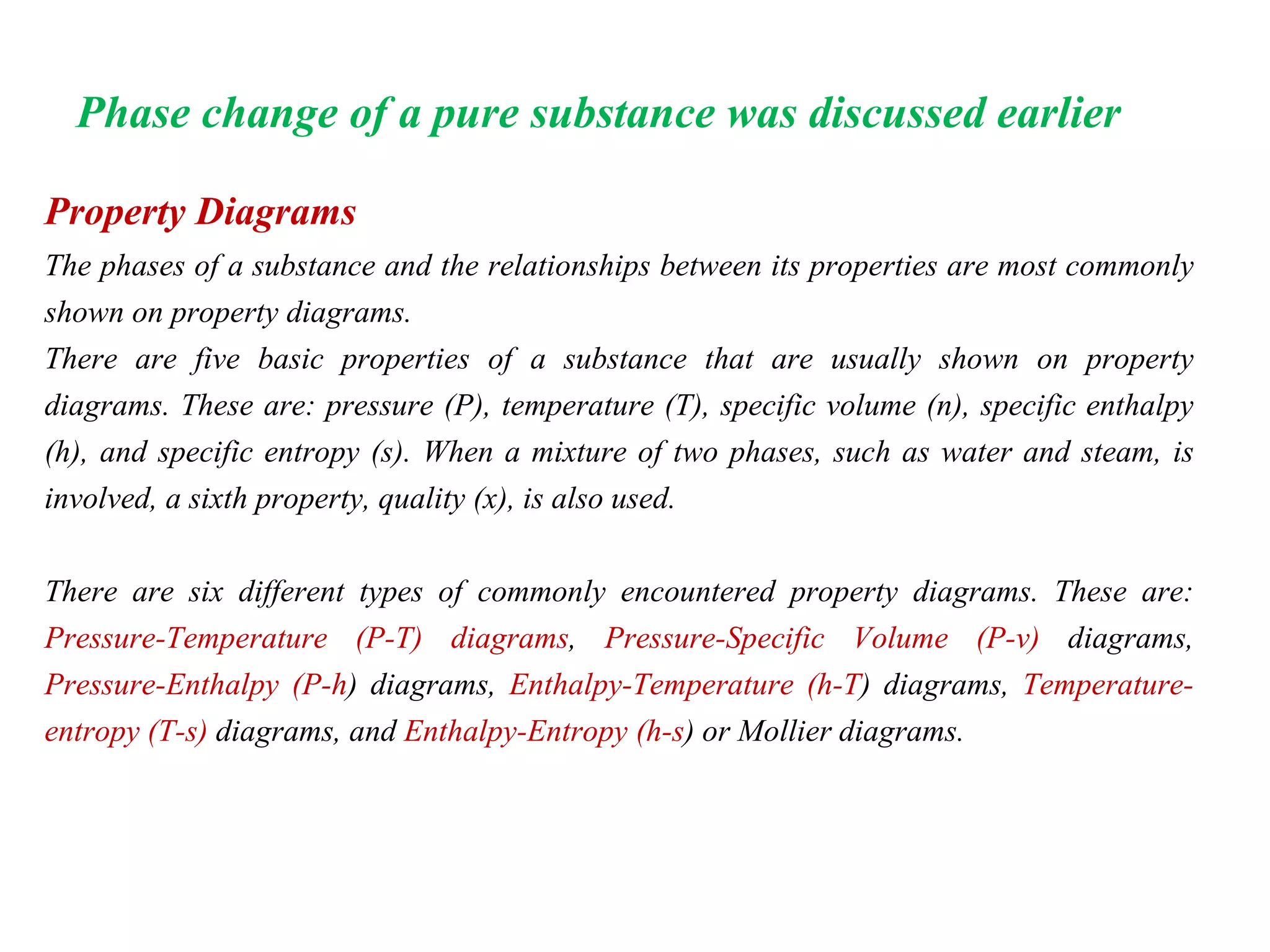 Properties of Pure Substances and Property Diagram.pdf