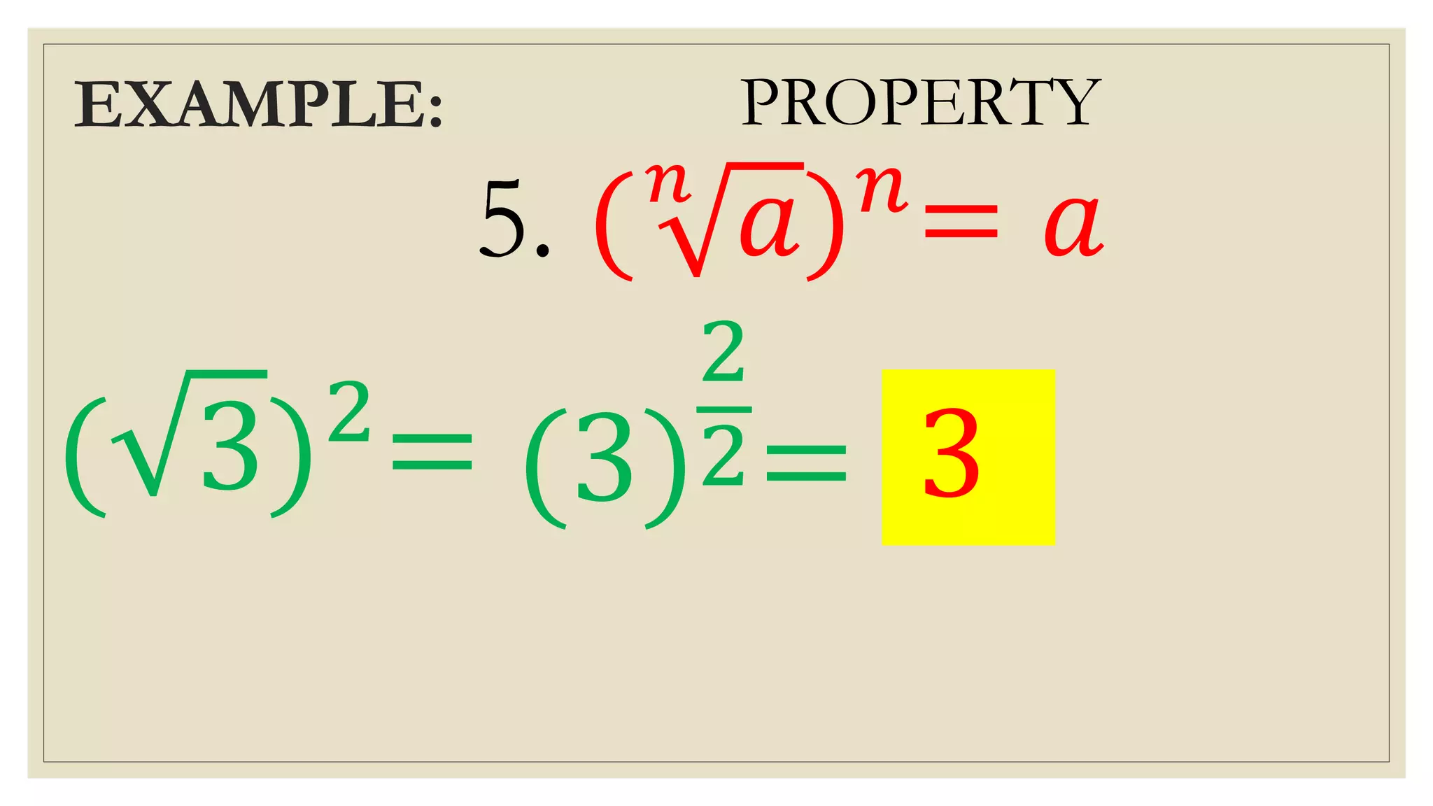 Properties of radicals 9 | PPTX