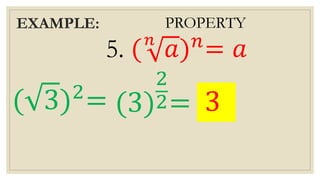 Properties of radicals 9 | PPTX