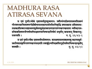 Properties of rasa and effect on excessive use of a rasa | PDF