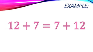 Properties of real numbers | PPTX