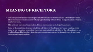 Properties of receptors | PPT