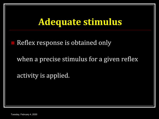 Properties of reflexes | PPT | Brain and Nervous System Disorders ...