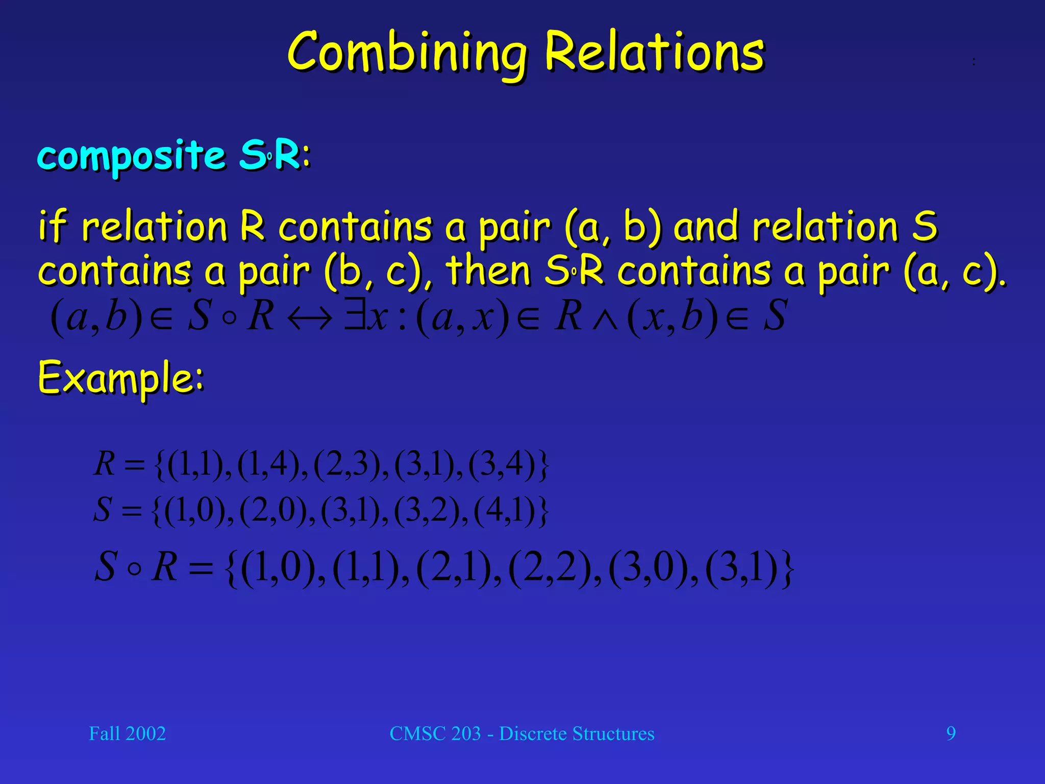 Properties of relations | PPT