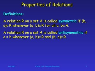 Relation Math Definition