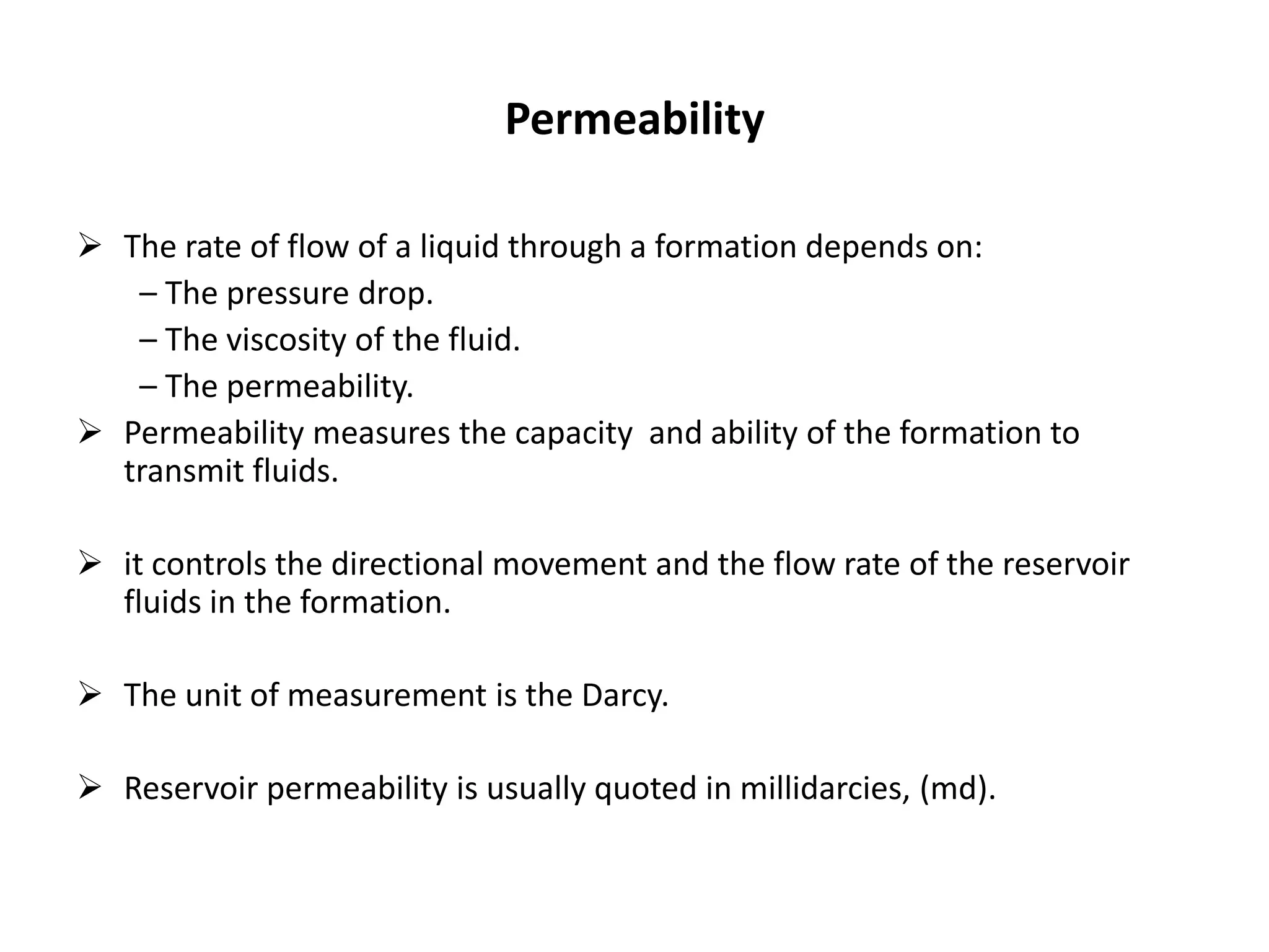 Properties of reservoir rocks | PPTX