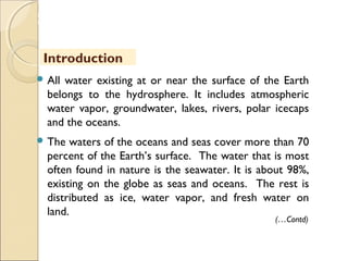 Properties of sea water | PPT