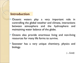 Properties of sea water | PPT