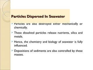 Properties of sea water | PPT