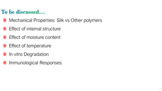 Properties of silk | PDF