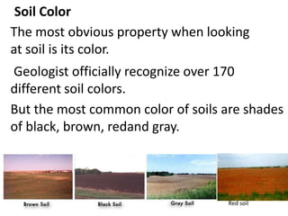 Properties of soils (teach) | PPTX