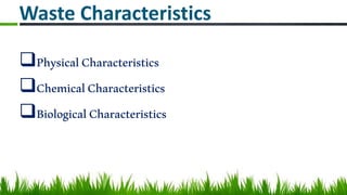 Properties of solid waste | PPTX