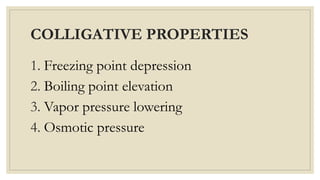 Properties of solutions 1.pptx | Chemistry | Science