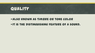 Properties of sound | PPTX