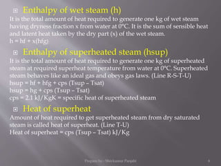 Properties of steam | PPTX
