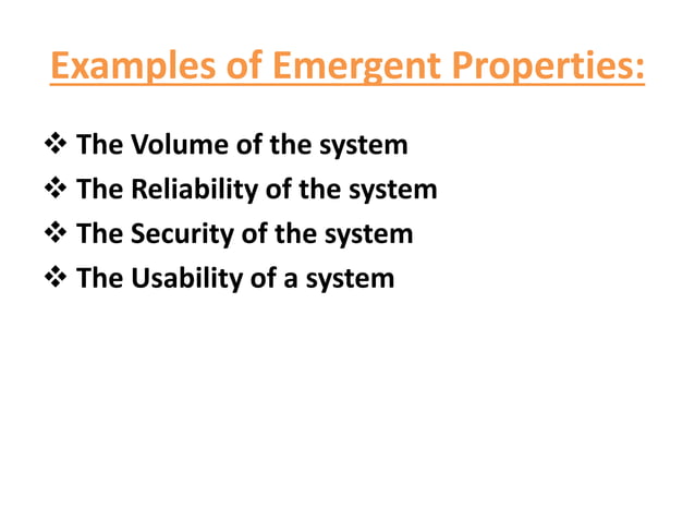 Properties of system | PPTX