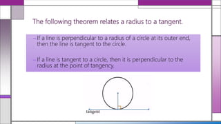 Properties of tangents to circles | PPTX