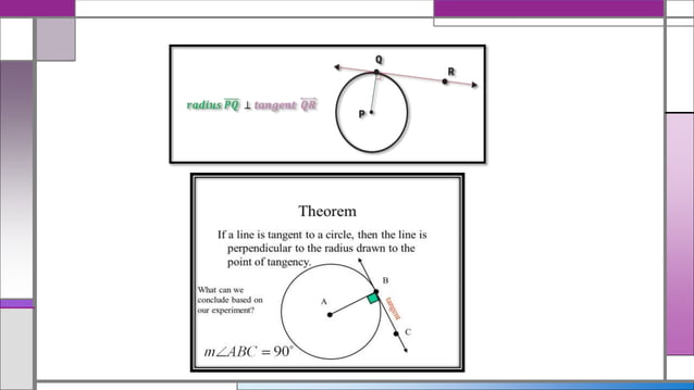 Properties of tangents to circles | PPTX