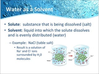Properties of Water | PPT