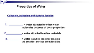 properties of water.ppt for grade 9 high school | PPT
