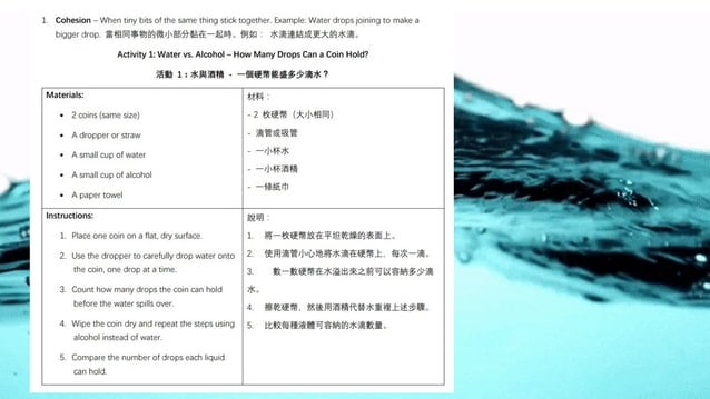 Science Experiment: Properties of Water.pptx