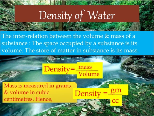Properties of water class 7 | PPTX