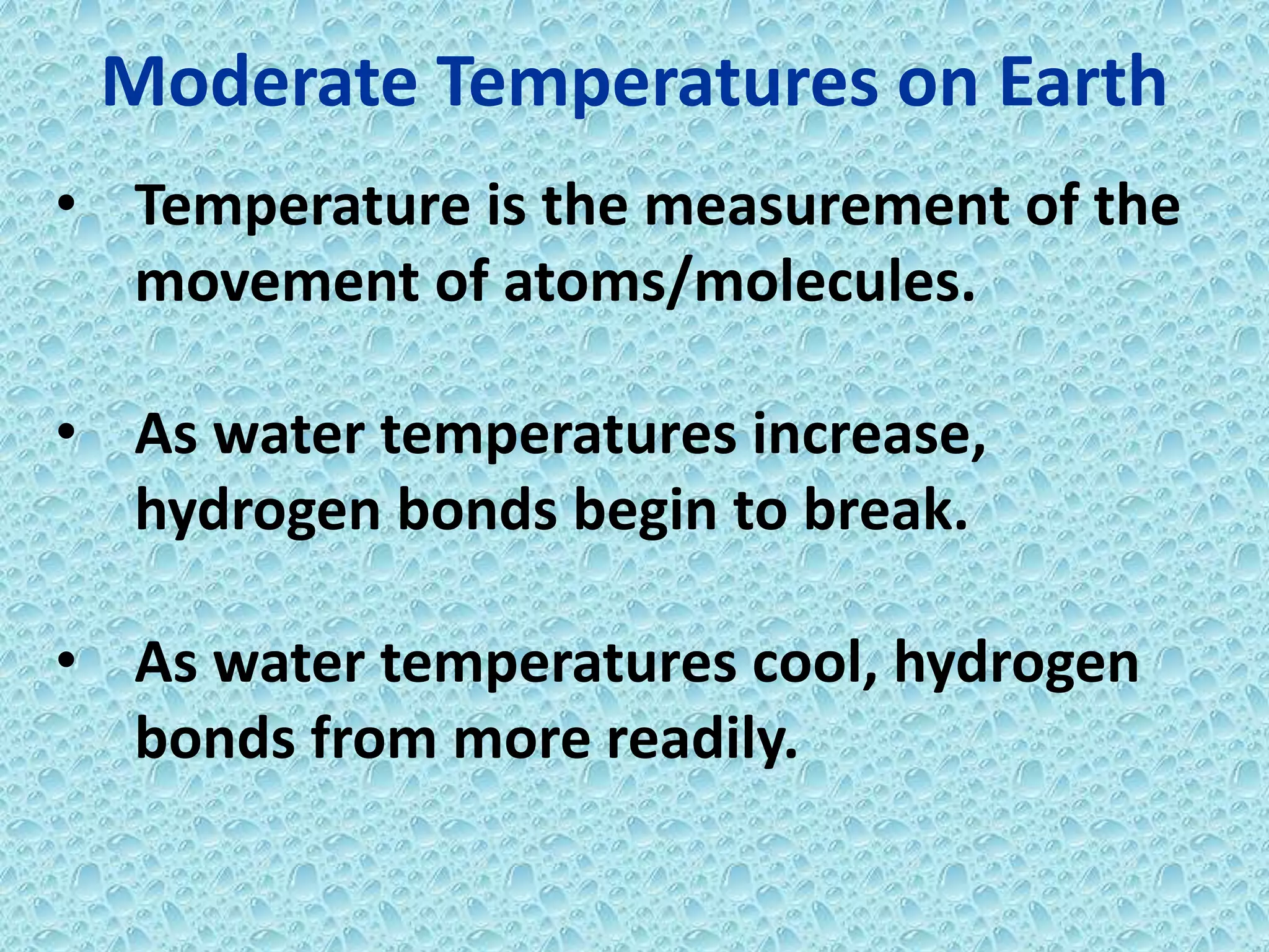 Properties of Water Presentation | PPTX
