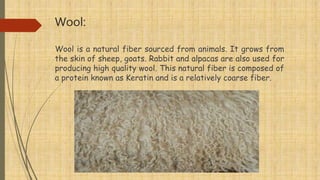 Physical & Chemical Properties of Wool Fiber | PPTX
