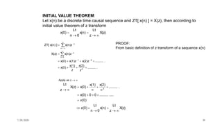 Properties of z transform day 2 | PDF