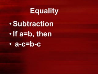 Properties real numbers basic | PPT