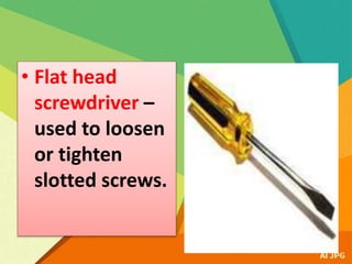 Proper tool selection | PPTX