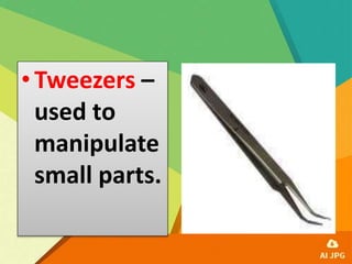 Proper tool selection | PPTX